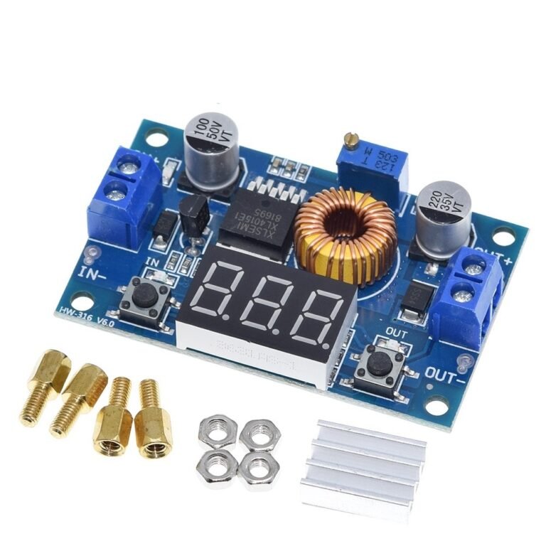 XL4015 with Display Voltmeter Adjustable Step Down Converter 5A 75W ...