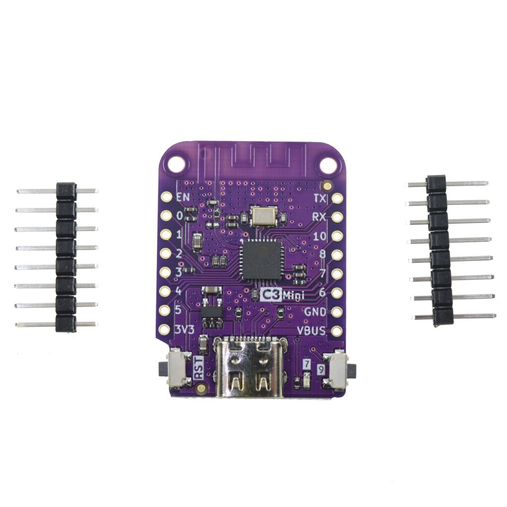 C3 Mini V1.0.0 - LOLIN WIFI Bluetooth ESP32-C3 IOT Board 4MB FLASH MicroPython - Kunkune