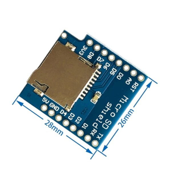 Wemos D1 mini Micro SD Shield TF Card Module - Kunkune